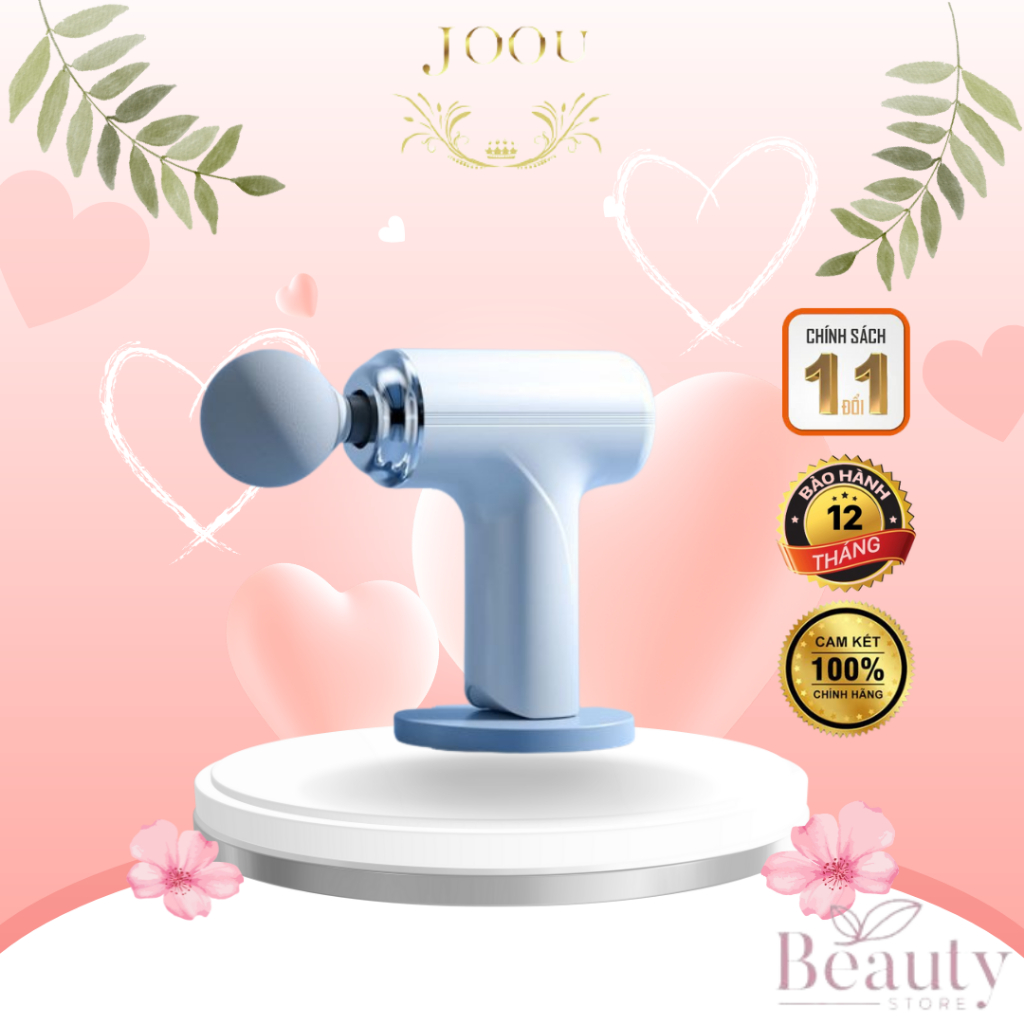 Máy Massage Cầm Tay Joou MG-203 Pin Siêu Bền Lực Massage Mạnh 6 Chế Độ ...