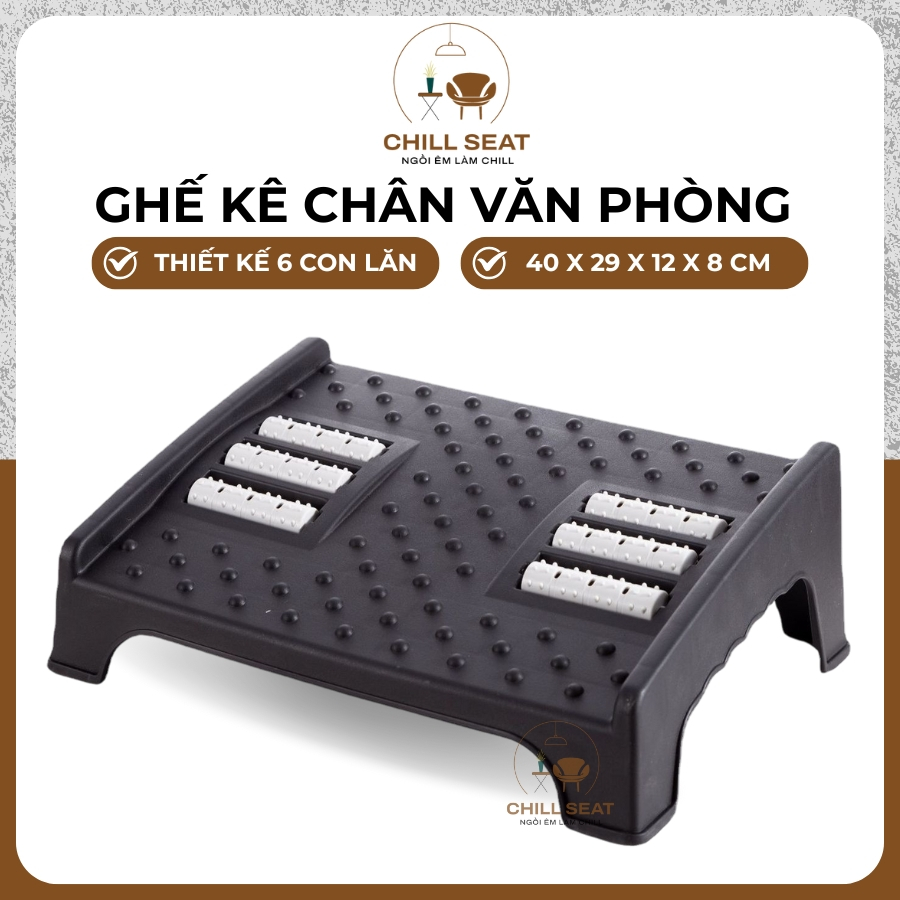 Ghế kê chân văn phòng công thái học ghế kê chân massage có con lăn ghế ...