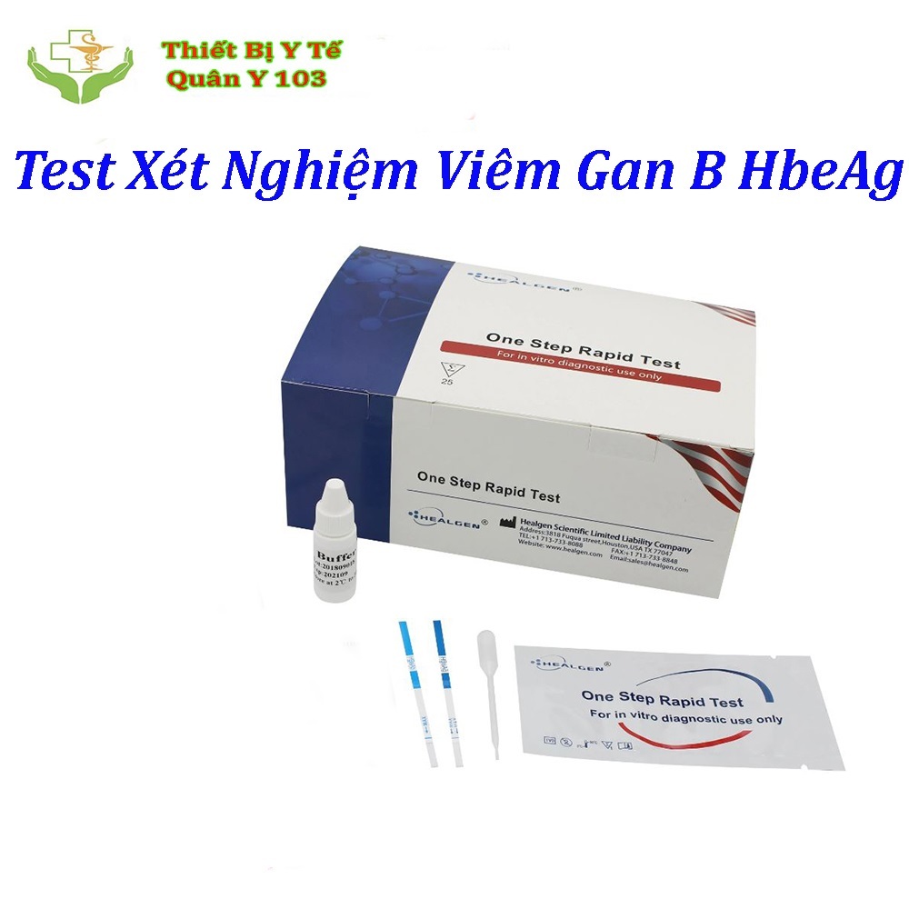 Test Xét Nghiệm Viêm Gan B HbeAg Healgen Hộp 25 Test | Shopee Việt Nam