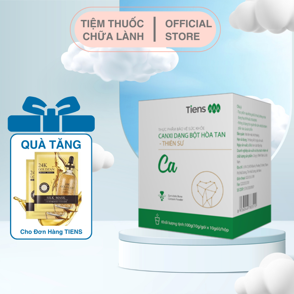 [HCM] Canxi Tiens Thiên Sư dạng bột hoà tan hộp 10 gói | Shopee Việt Nam