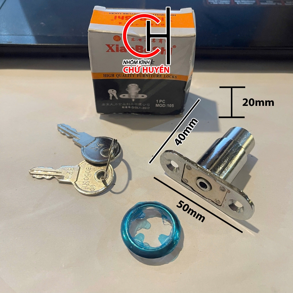 Khóa nhấn cửa lùa E XIAOBOSHI - Khóa nhấn cánh tủ cửa lùa nhôm E20 E34 ...