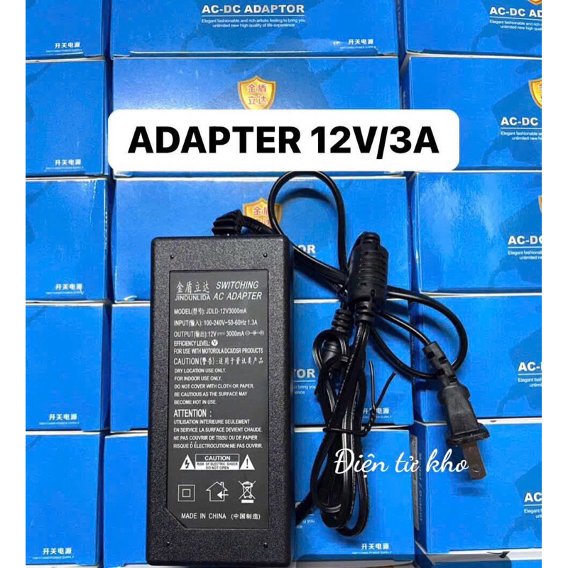 CỤC SẠC NGUỒN ADAPTER 12V -3A | Shopee Việt Nam