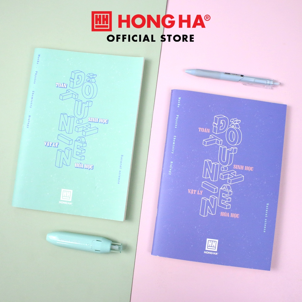 Vở viết gáy ghim 200 trang Study Đỗ Tự Nhiên Hồng Hà (môn Toán - Lý - Hóa) - 1469 | Shopee Việt Nam