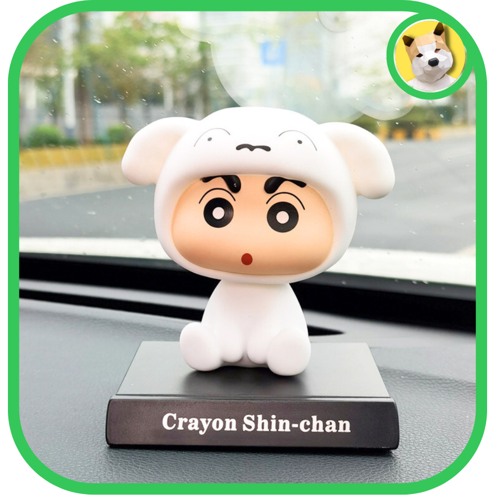 Mô hình Shin Shinosuke Shin Cosplay Bạch Tuyết đầu lắc gắn ô tô siêu ...