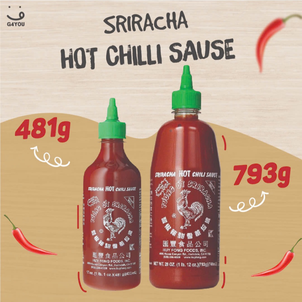 [CÓ SẴN] Sốt Sriracha Hot Chilli 0 Kcal 793G | Shopee Việt Nam