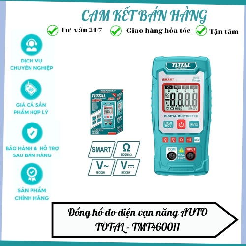Đồng hồ đo điện vạn năng AUTO ( tự chuyển chế độ đo ) TOTAL - TMT460011 ...
