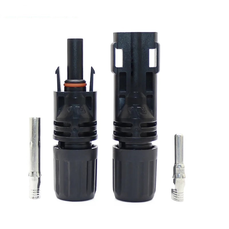 Jack DC MC4 1000V/1500V 30A dùng cho hệ thống điện mặt trời, điện dân dụng chống nước - Cặp ...