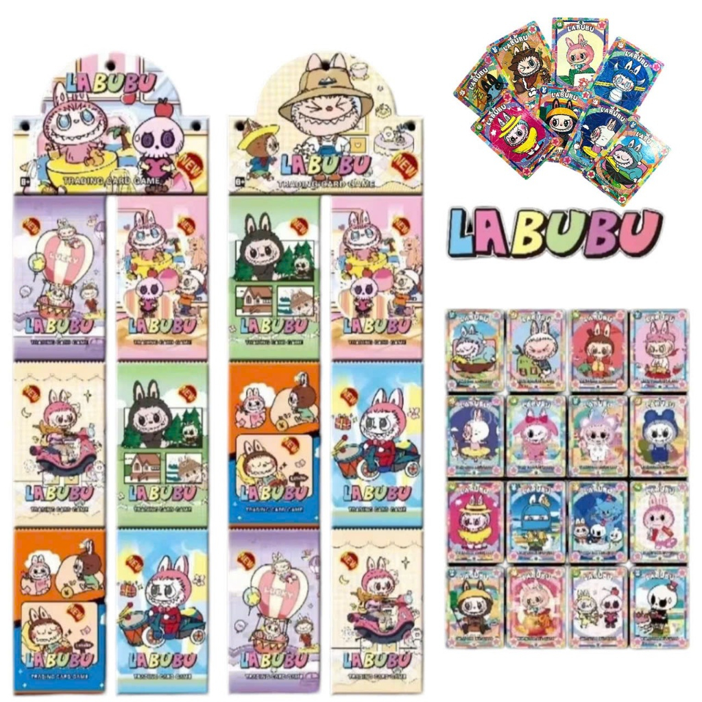 (Thẻ Bài Dây 36 Gói Thẻ Bài Labubu , Mỗi Gói 8 Thẻ Lấp Lánh Labubu Card ...