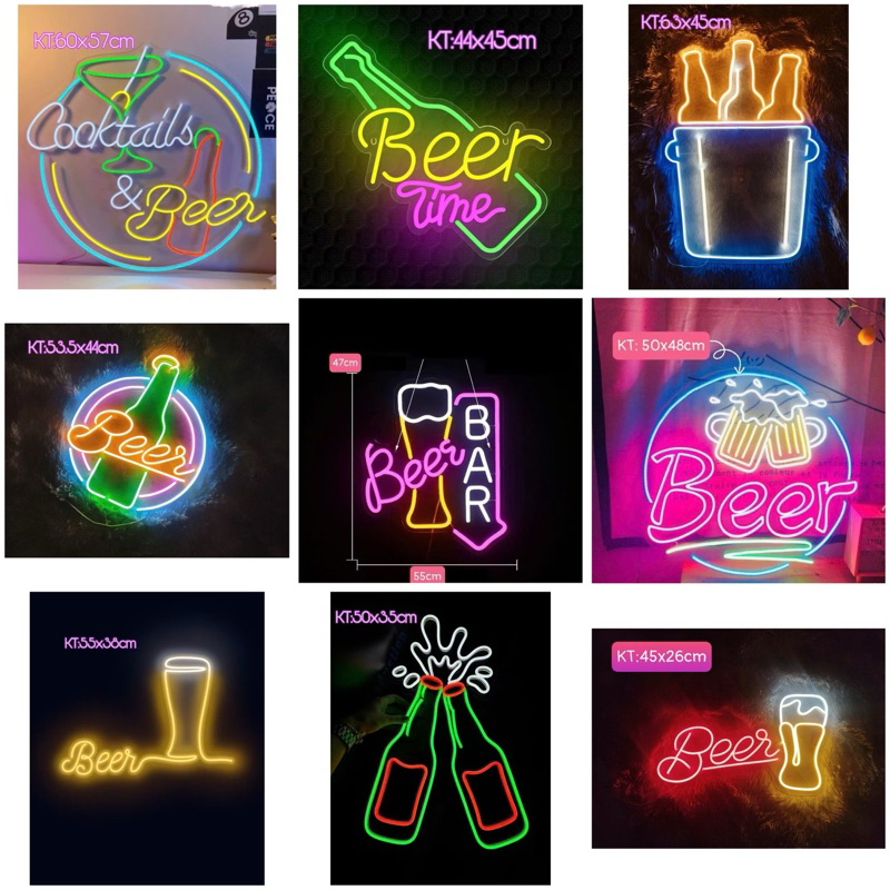 Đèn LED Neon Quán Bia - Thắp Sáng Không Gian, Tăng Sức Hút & Tạo Điểm ...
