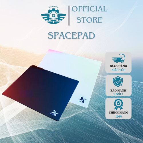 Lót Chuột SpacePad – Pad Chuột Kính Cường Lực Nhám 45x40, Miếng Lót Bàn Phím Dễ Vệ Sinh Mượt Mà ...