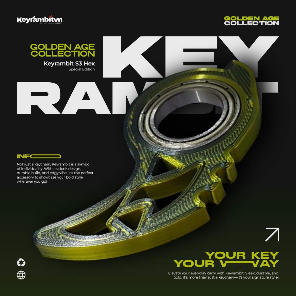 [HEX] Keyrambit S3 Hex Keyrambitvn - Móc Khoá Xả Stress - Phiên Bản ...