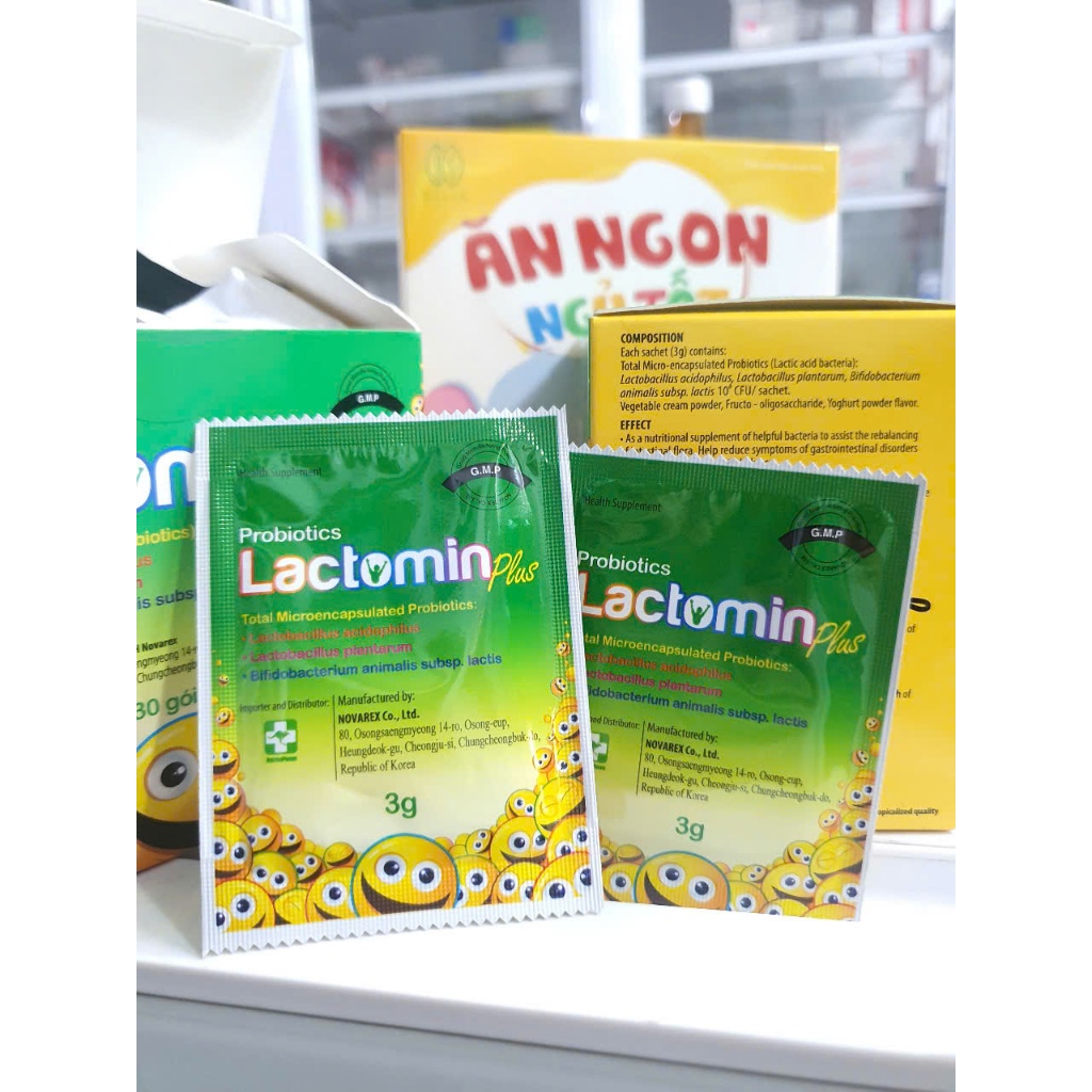 Cốm Probiotics Lactomin Plus Novarex bổ sung vi khuẩn có ích, giúp cân ...