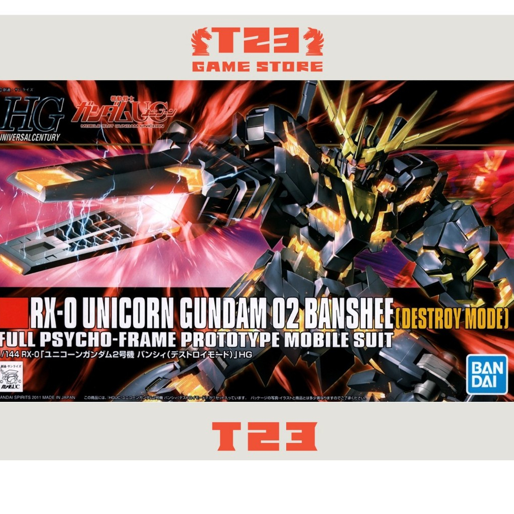 HG Unicorn Gundam 02 Banshee (Destroy Mode) - HG - 1/144 - HG UC- MÔ ...