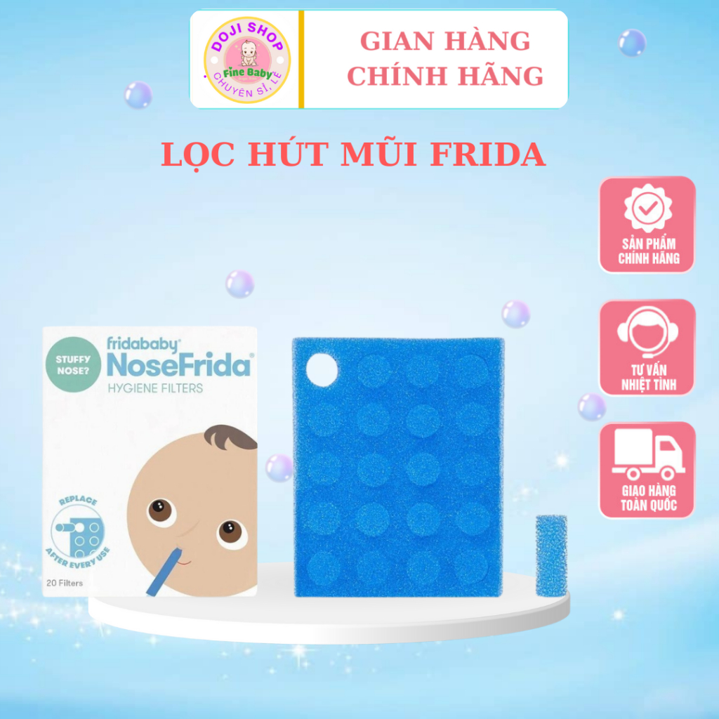 ộp miếng lọc ngăn khuẩn Nosefrida (NOSE FRIDA - FRIDABABY) | Shopee ...