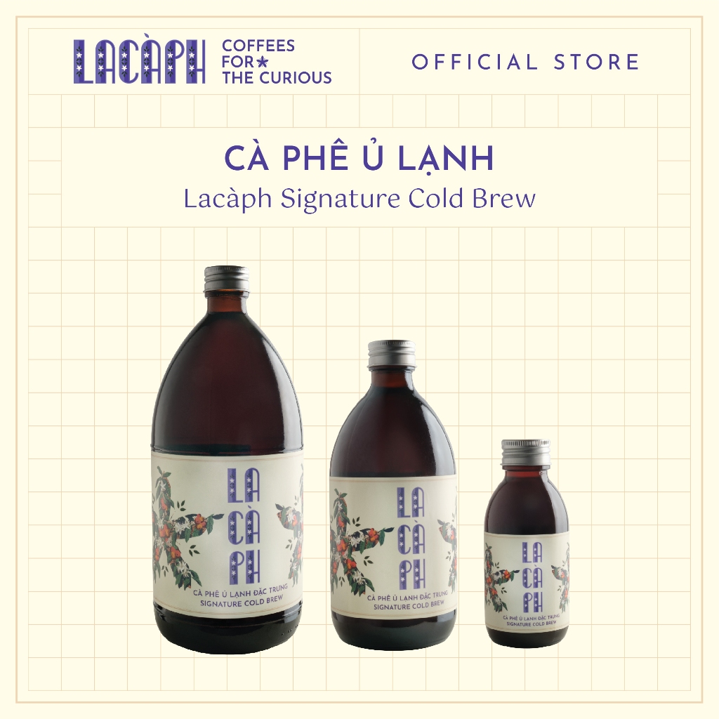 [Chỉ ship hỏa tốc] Cà phê ủ lạnh Lacàph Signature Cold Brew - Hàng ...