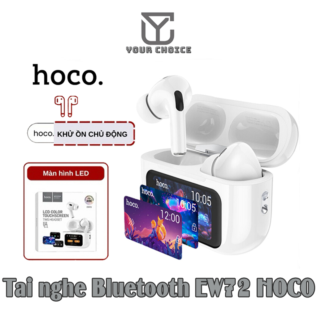 Tai nghe Bluetooth Hoco EW72- Tai nghe nhét tai có Mic đàm thoại- Màn ...