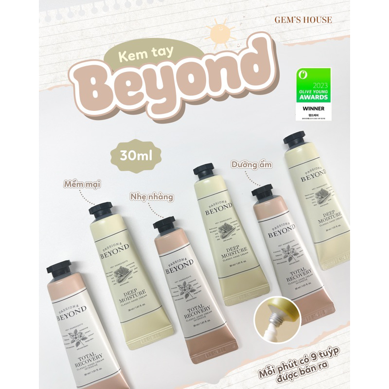 Kem tay Beyond Classic Hand Cream 30ML | Shopee Việt Nam