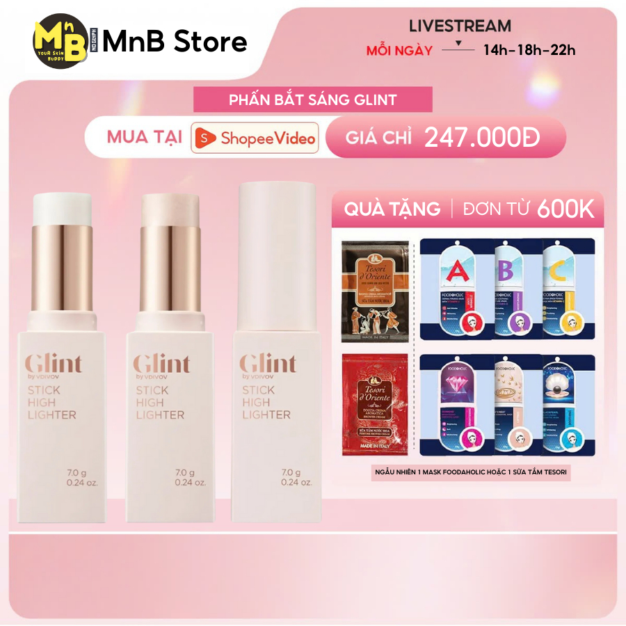 Phấn Bắt Sáng Dạng Thỏi Glint By Vdivov Stick Highlighter 7g | Shopee Việt Nam