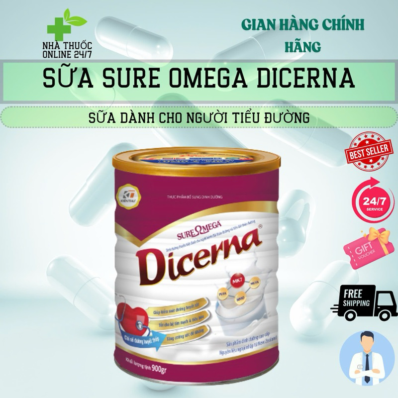 Sữa Dicerna - Đái Tháo Đường - Tim Mạch ( Lon 900gr) | Shopee Việt Nam