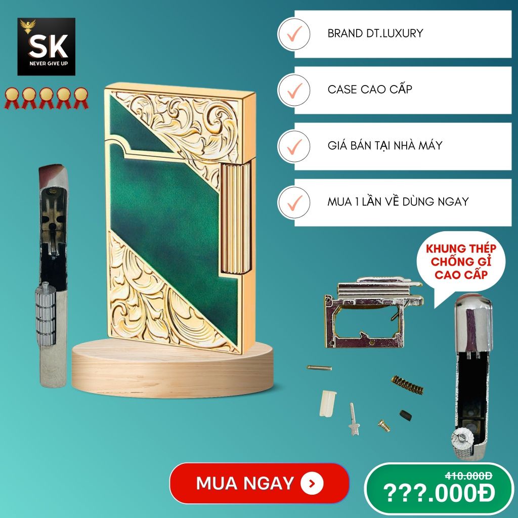 Case Dupont Xanh sọc to Cao cấp, Đẹp, Độc, Giá rẻ Chất liệu Đồng Thau ...