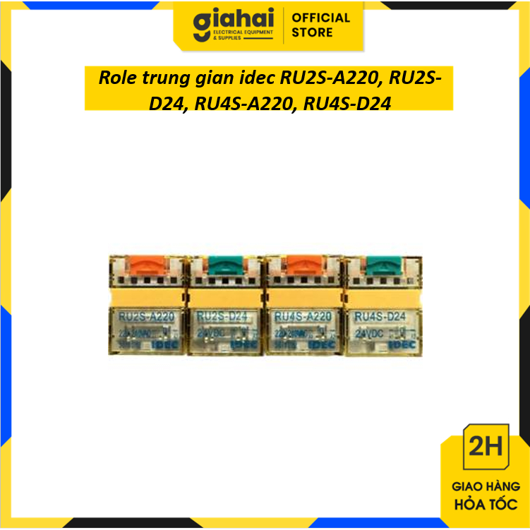 Role trung gian idec RU2S-A220, RU2S-D24, RU4S-A220, RU4S-D24 TBD250 ...