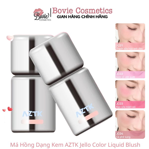 Má Hồng Dạng Kem AZTK Jello Color Liquid Blush | Shopee Việt Nam
