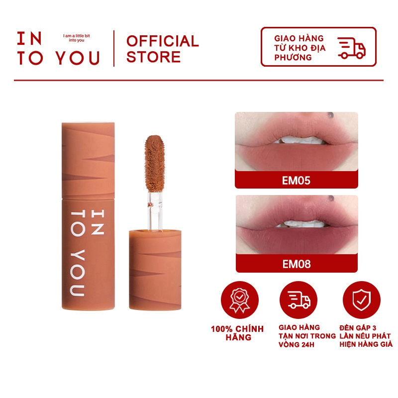 INTO YOU Heroine mini lip mud 1g môi và má matte matte nhung chống dính ...