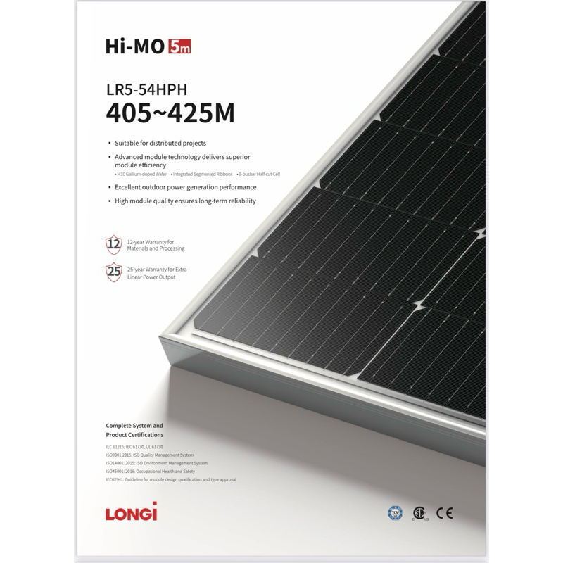 tấm pin năng lượng mặt trời longi 415w mono/ 545w (loại a) | Shopee ...