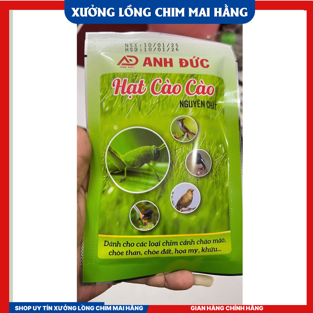 Hạt Cào Cào Dành Cho Chim Cảnh, Hạt Cao Cấp | Shopee Việt Nam