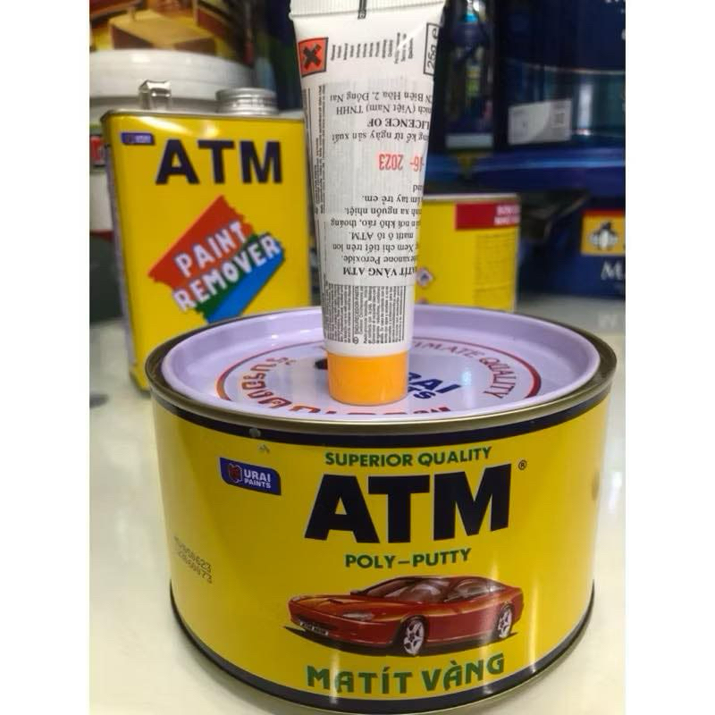 Bột bả Matít đa năng ATM (1kg) sắt-gõ-nhựa. khô nhanh và hiệu quả rất ...