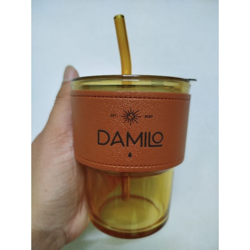 Ly thuỷ tinh có nắp đậy Damilo Coffee | Shopee Việt Nam