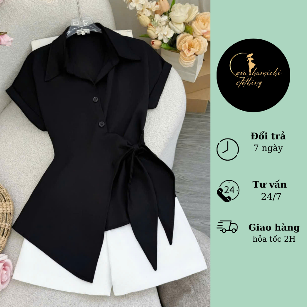 Nơ áo thơì trang EVA HAMICHI | Shopee Việt Nam
