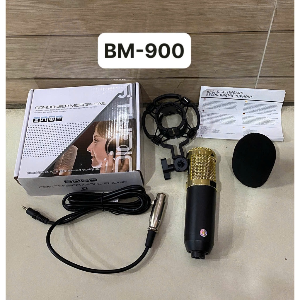 Mic Thu Âm BM-900. Mic Thu Âm Bm 900 Waichang, chuyên dụng cho thu âm ...