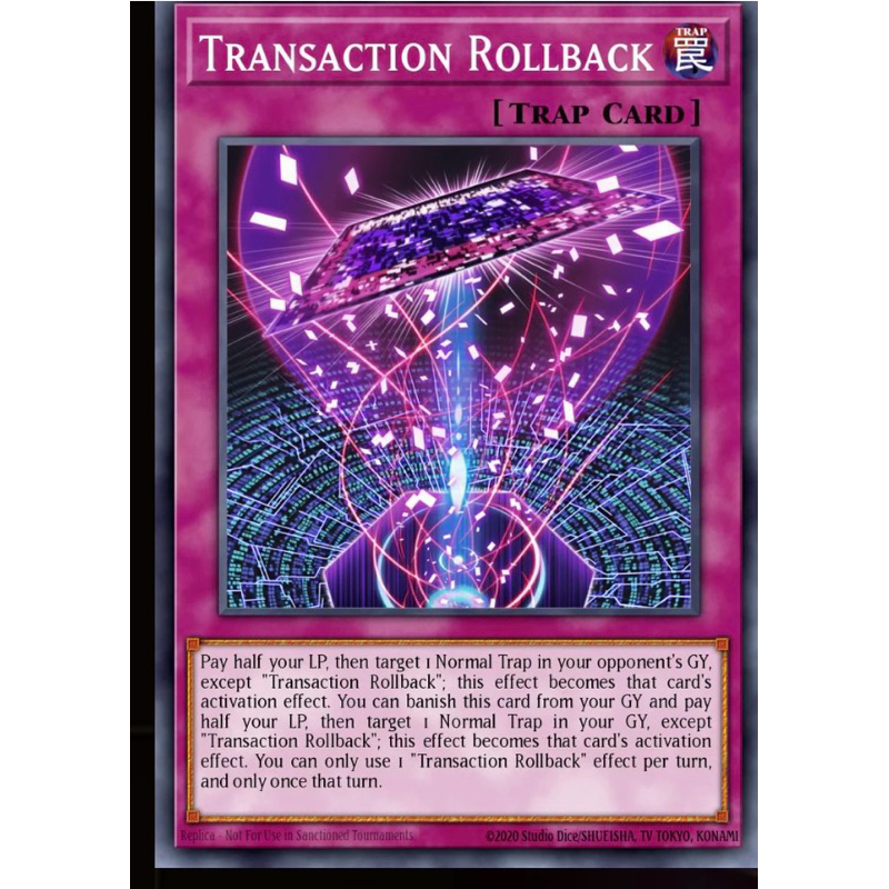 thẻ bài yugioh chính hãng RA04-EN105 “Transaction Rollback" Choose Your ...