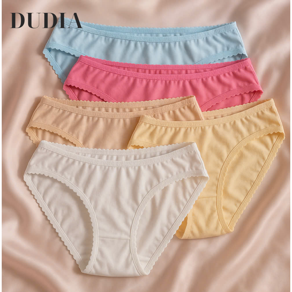 Combo 5 Quần Lót Nữ DUDIA Cotton Mịn Mát [N07-5] | Shopee Việt Nam