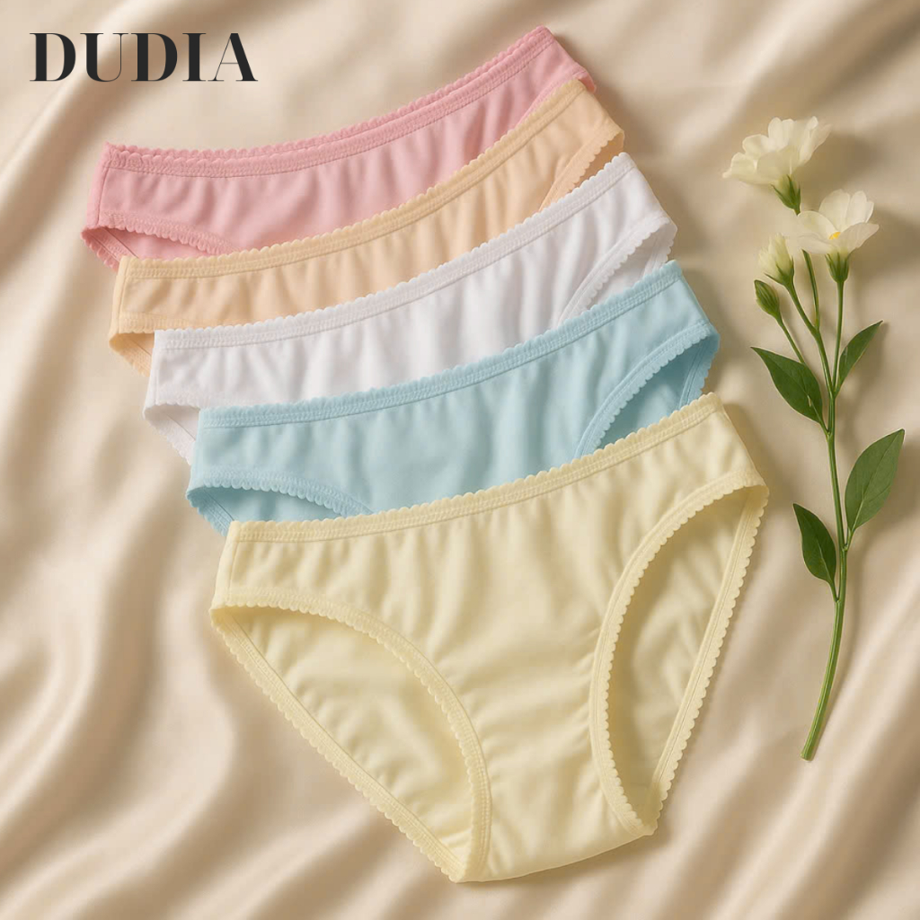 Bộ 10 Quần Lót Nữ Cotton DUDIA - Quần Sịp Học Sinh [N07-10] | Shopee ...