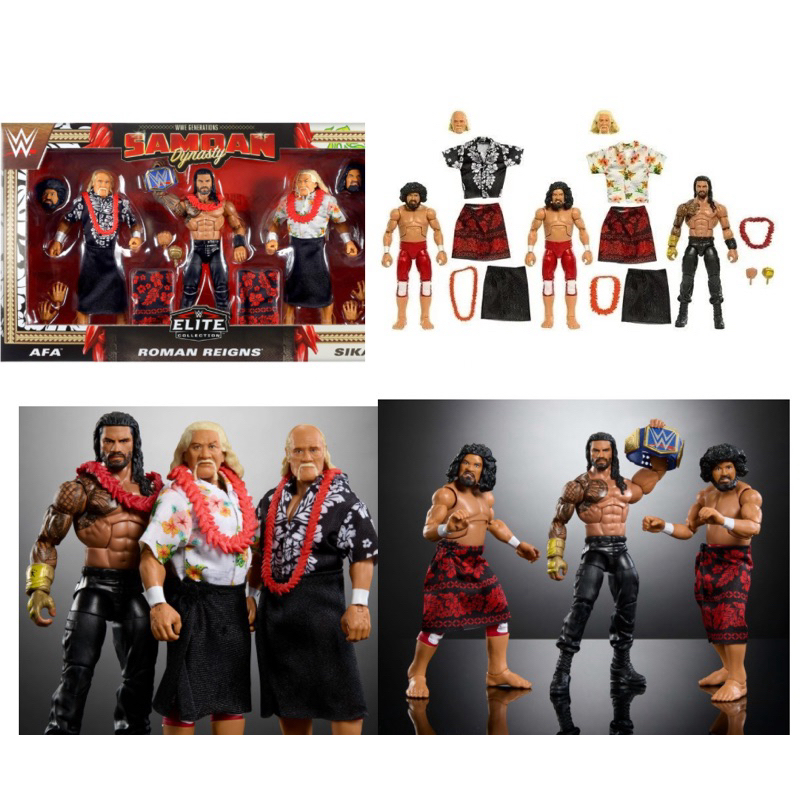 Bộ 3 WWE Elite Samoan Dynasty ( Ảnh thật) | Shopee Việt Nam