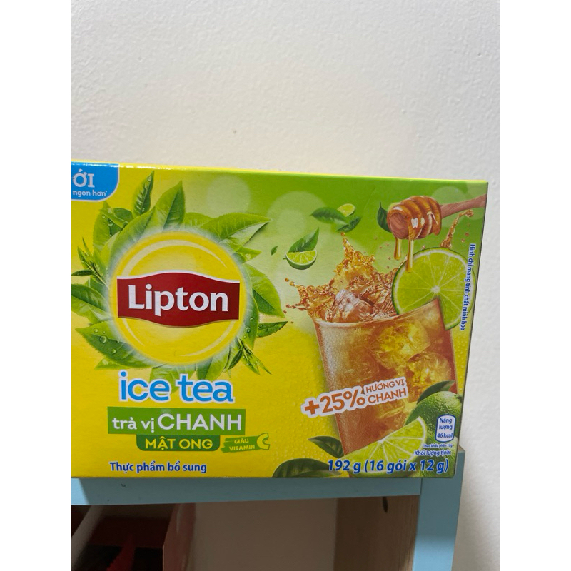 Trà Lipton Chanh hòa tan hộp 192g( 16 gói *12gr).Tea.Chè | Shopee Việt Nam