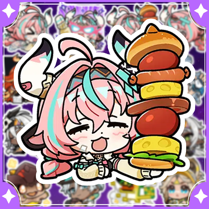 [Genshin Impact] Sticker Vanesa, Mavuika, Xilonen, Lansan và các nhân ...