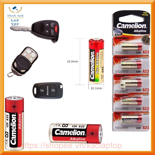 Pin A23 - 12V Chính Hãng Camelion Alkaline dùng cho cửa cuốn, chuông điện, chìa khóa oto ...