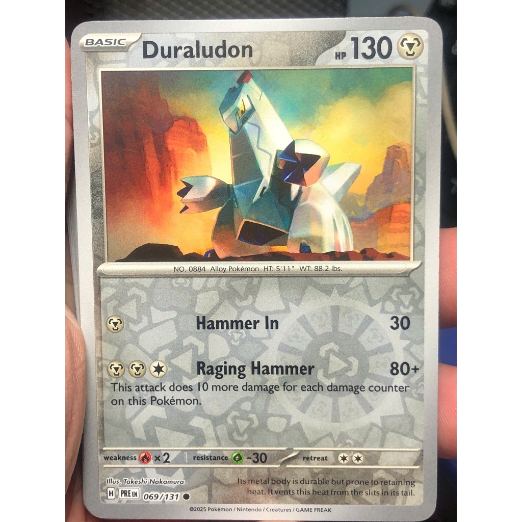 [KW2 Pokemon] [EN] Thẻ Duraludon - 069/131 - Common Reverse Holo ...