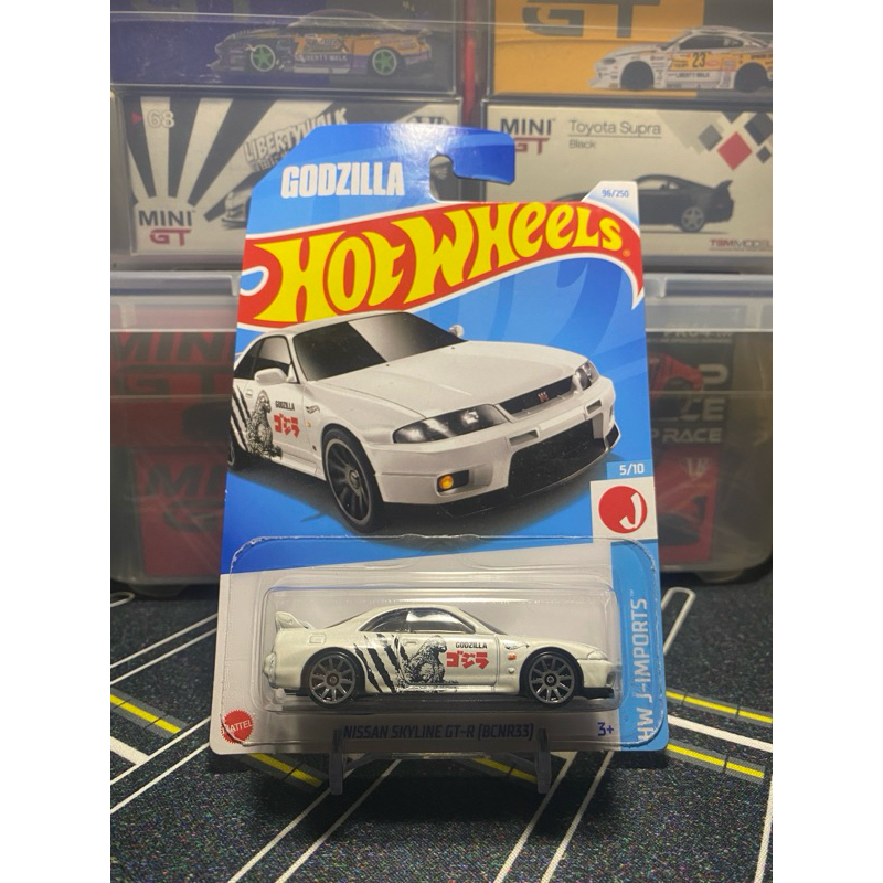 Xe mô hình Hotwheels Nissan Skyline GT-R R33 Godzilla (Card Nhật ...