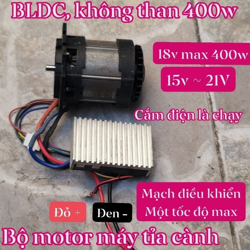 motor BLDC + Điều khiển BLDC 18v Ryobi - máy tỉa cành hoặc máy thổi lá | Shopee Việt Nam