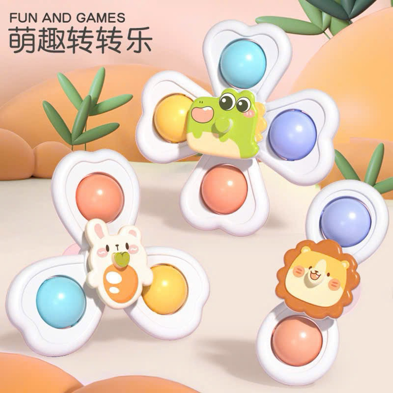 Đồ chơi con quay spinner cute 3 trong 1 cao cấp an toàn cho bé | Shopee ...