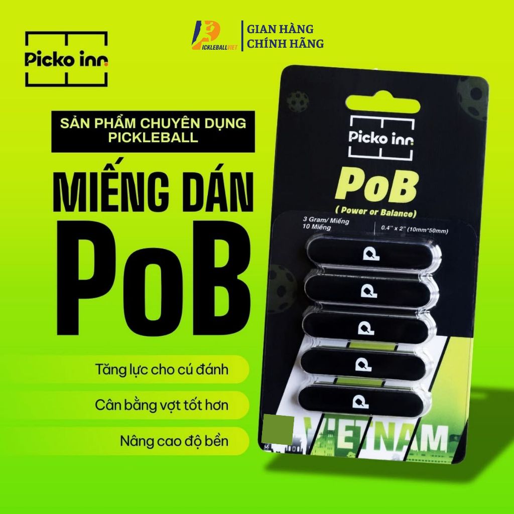 Chì Tăng Trọng Lượng Vợt Pickleball Picko Inn Chính Hãng - Chì Độ Vợt Pickleball | Shopee Việt Nam