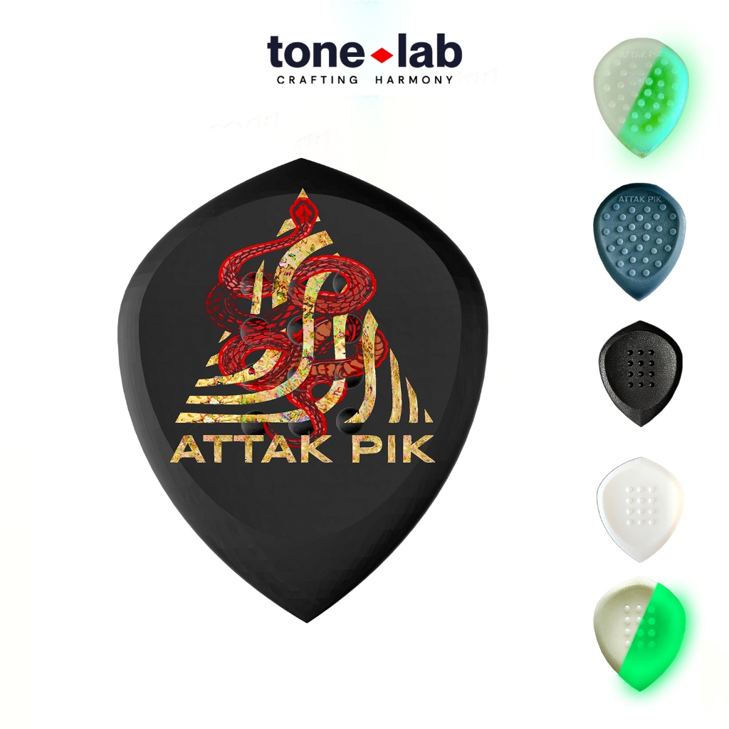 [Tone Lab] Phím đàn guitar pick AttakPik Stealth (Black, Radium, Mecha ...