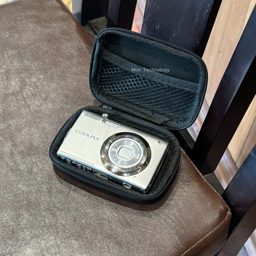 Túi đựng màu đen mini máy ảnh kts digital mini, cáp sạc, tai nghe, vật dụng cá nhân | Shopee ...