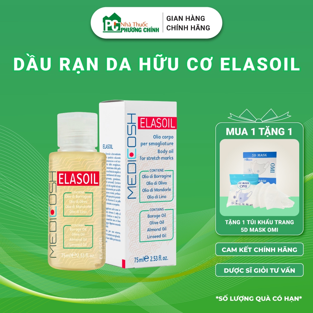 Dầu Rạn Da Medicosh Elasoil Giúp Làm Mờ Rạn Da, Mang Lại Làn Da Mịn ...