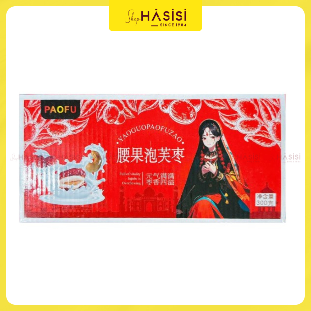 Táo Đỏ Tân Cương Nhân Hạt Điều PAOFU - Yaoguopaofuzao 300g | Shopee ...
