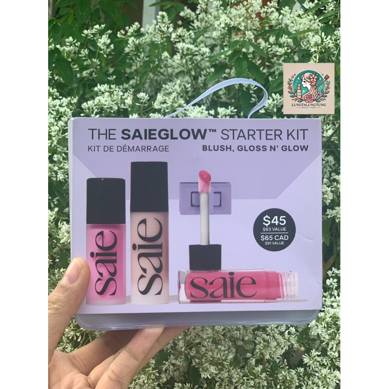 ( Tach ser ) Set Trang Điểm Saie Glow Essentials Starter Set 3pcs | Shopee Việt Nam